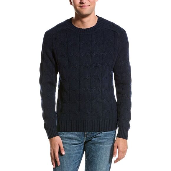 KIER + J | Sweaters | Kierj Mens Kier J Cable Wool Cashmereblend ...